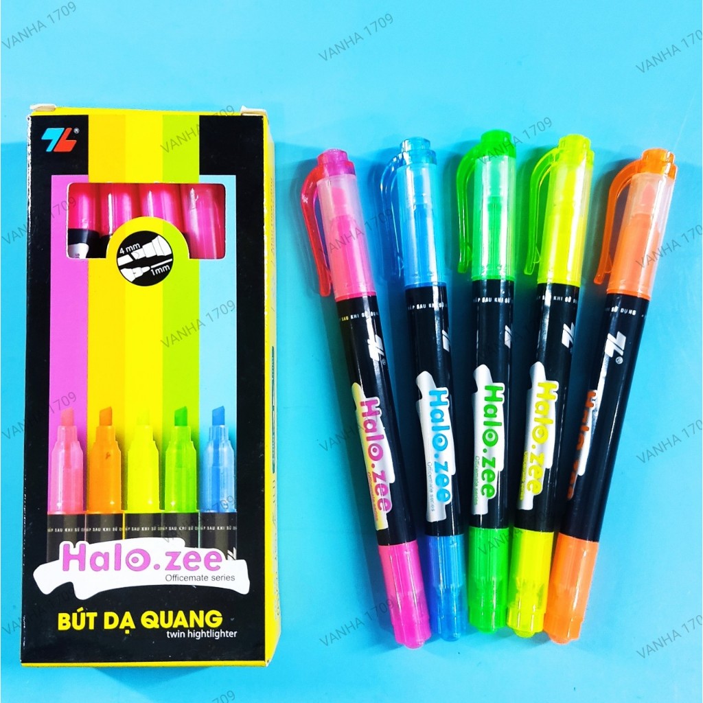 THIÊN LONG HL03 Bút Nhớ Dòng Dạ Quang HALO.ZEE. | Shopee Việt Nam