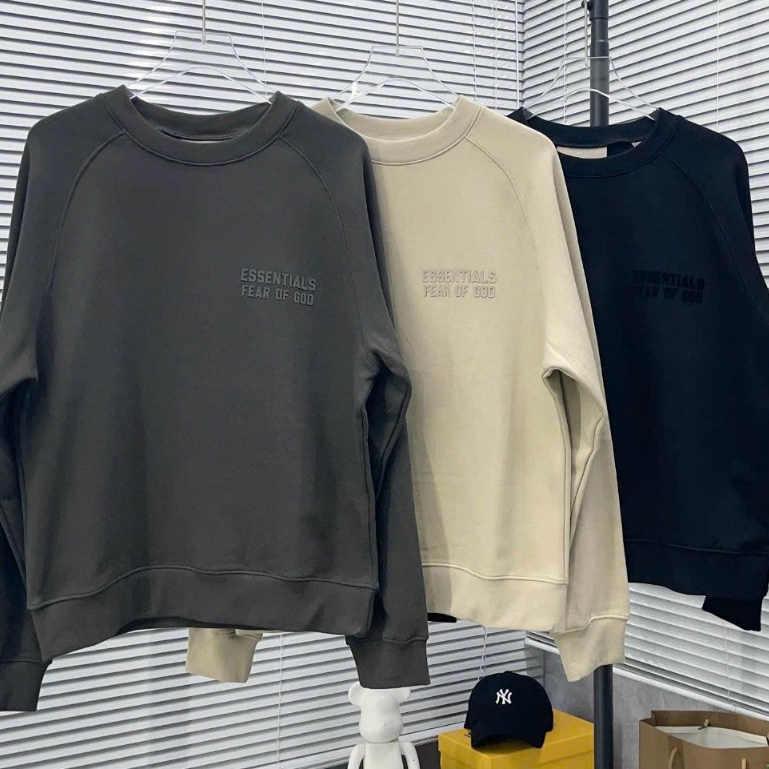 Set nỉ Sweater/Quần Essentials Fear Of God FOG logo nhỏ - HYPE ...