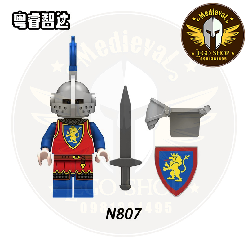 Minifigures Trung cổ N805 - N808 | Shopee Việt Nam