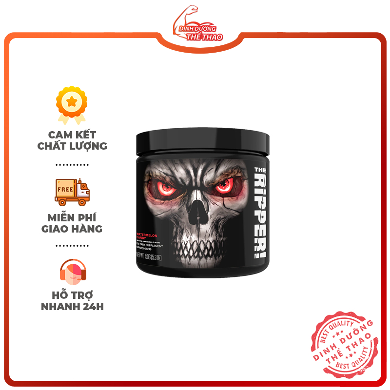 THE RIPPER FAT BURNER 30 SERVING Tập Trung Tỉnh Táo và Hỗ Trợ Kiểm Soát ...