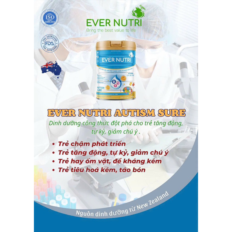 sữa EVER NUTRI AUTISM SURE 900g | Shopee Việt Nam