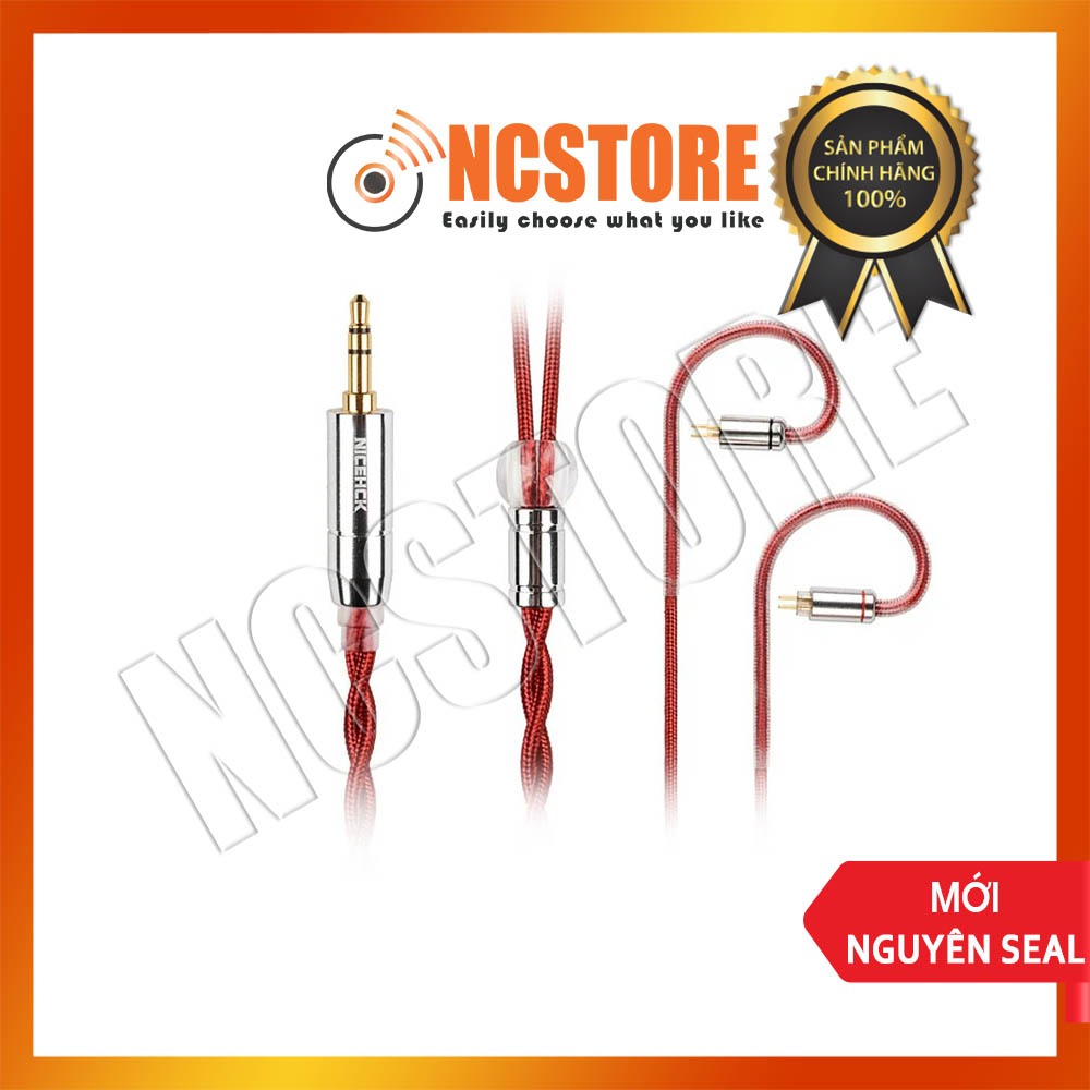 [NC] Cable NICEHCK REDAG | 4N Bạc nguyên chất | Dây cáp nâng cấp tai ...