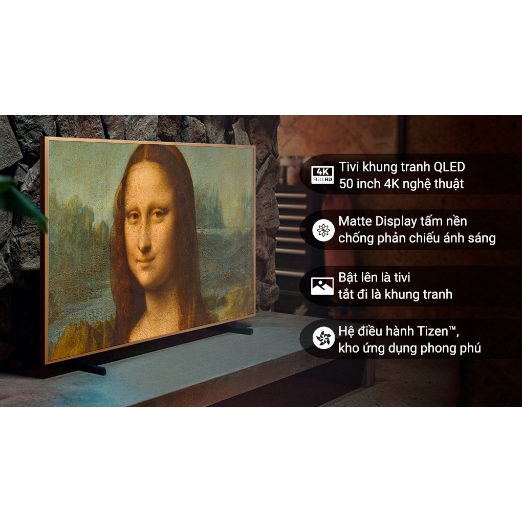 Smart Tivi Khung Tranh The Frame QLED Samsung 4K 65 inch QA65LS03B 2022 ...