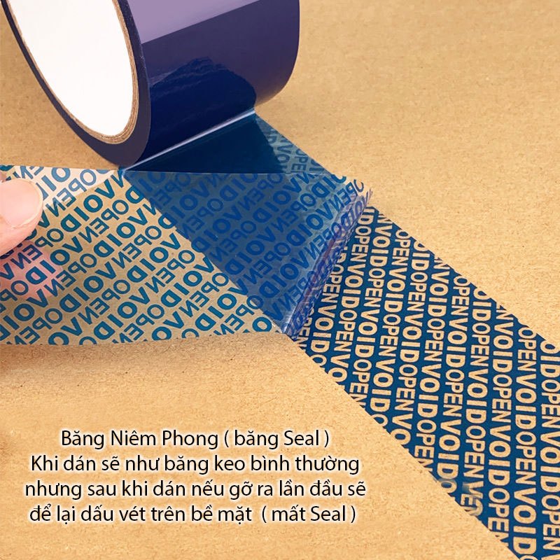 Băng Keo Dán Niêm Phong ( Security Void Tapes) Tự Dính 50m | Shopee Việt Nam