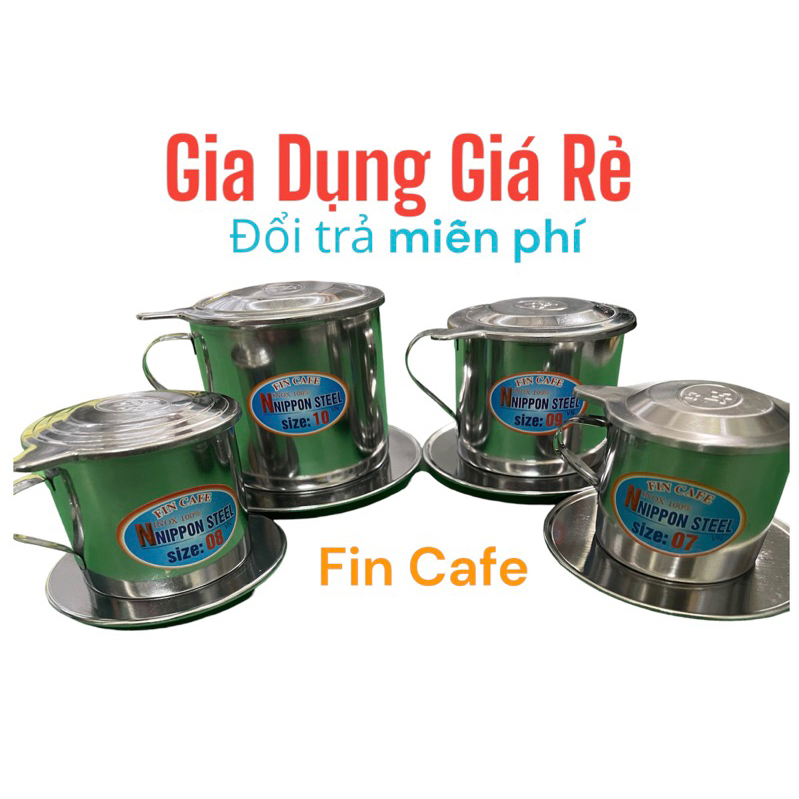 fin cafe inox đủ size 07,08,09,10 cm | Shopee Việt Nam