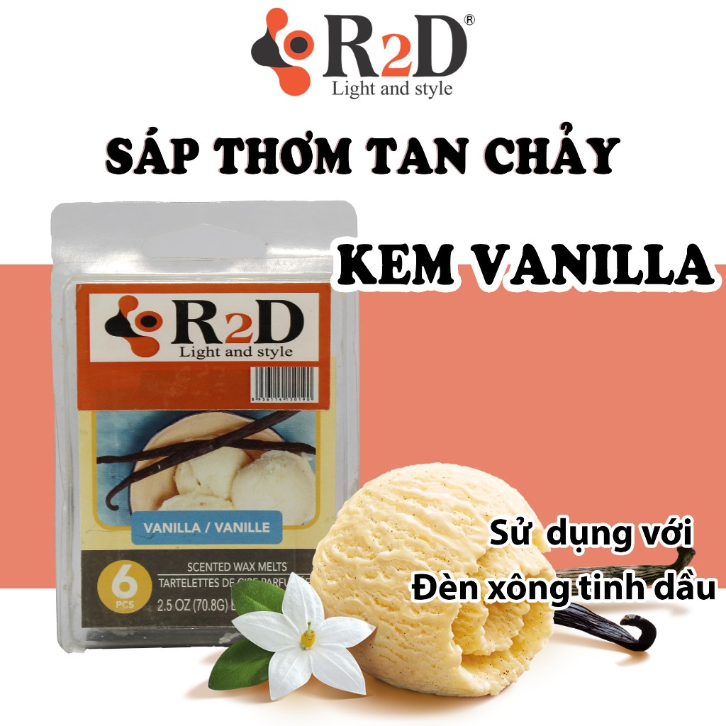Sáp thơm tan chảy Vanilla hương hoa vani và kem sữa trứng chính hãng ...