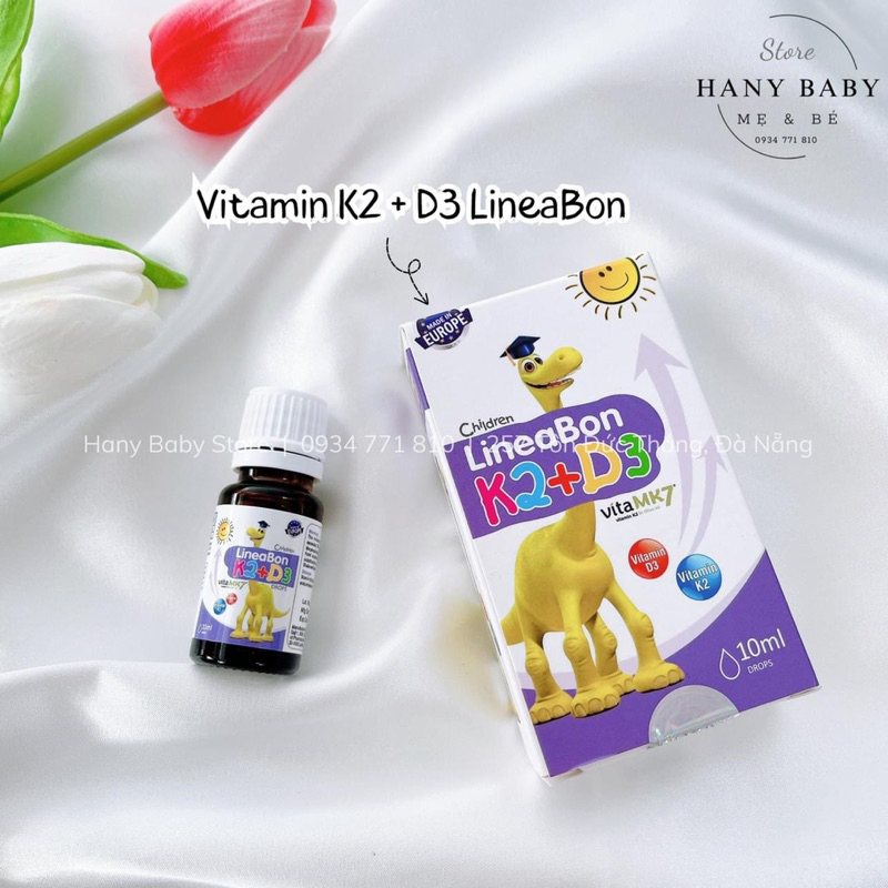 Vitamin D3k2 Lineabon (dạng nhỏ giọt) | Shopee Việt Nam