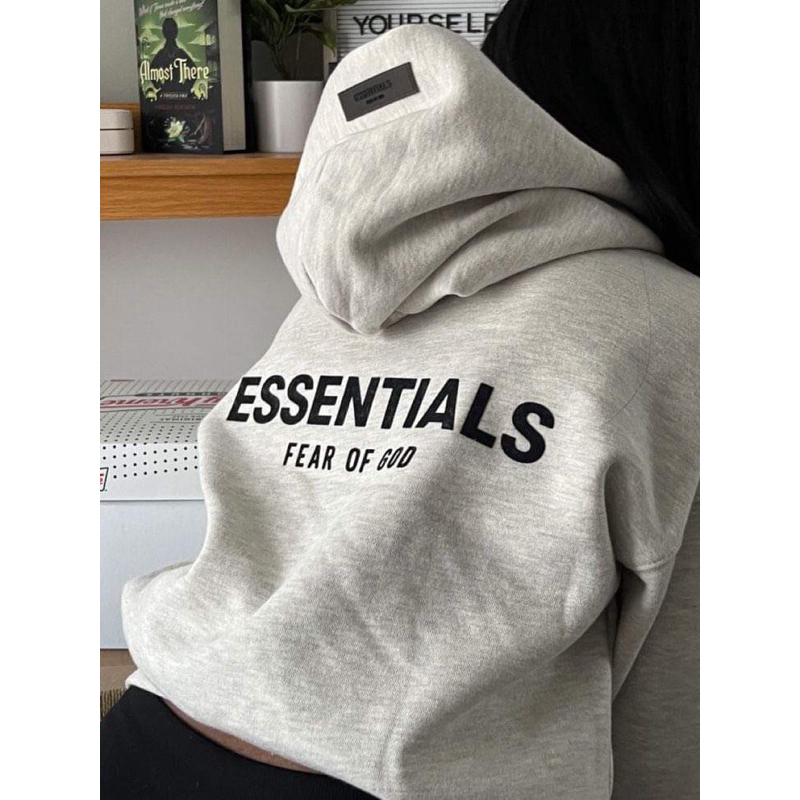 Áo hoddie Essentials Fog form rộng chất nỉ bông dày dặn Áo khoác nỉ nam ...