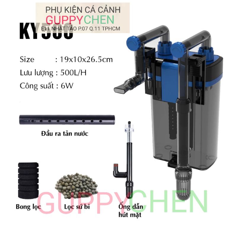 Máy Lọc Treo MARINE KY300, KY400, KY500, KY600 - Lọc Treo Cao Cấp hồ ...