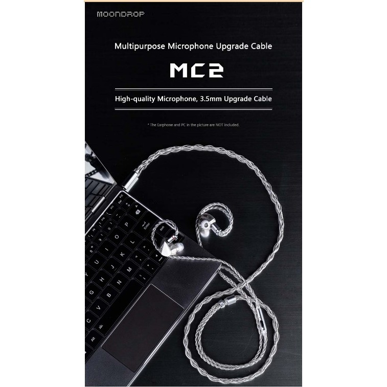 [NC] Cable MOONDROP MC2 | Đồng OFC 4N | Có Mic | Dây Cáp nâng cấp tai ...