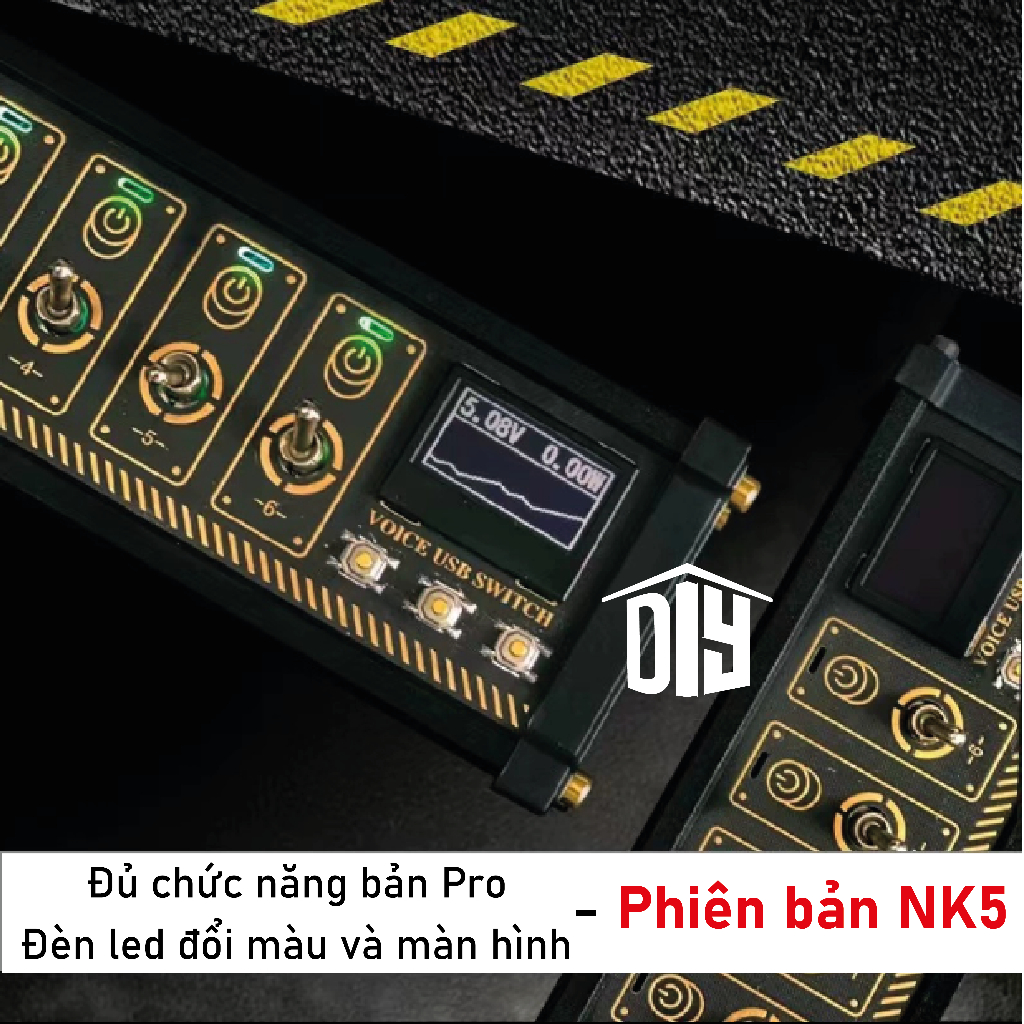 Công Tắc Tổng Cyberpunk cấp nguồn cho thiết bị -Bộ Chia Nguồn cổng hub ...