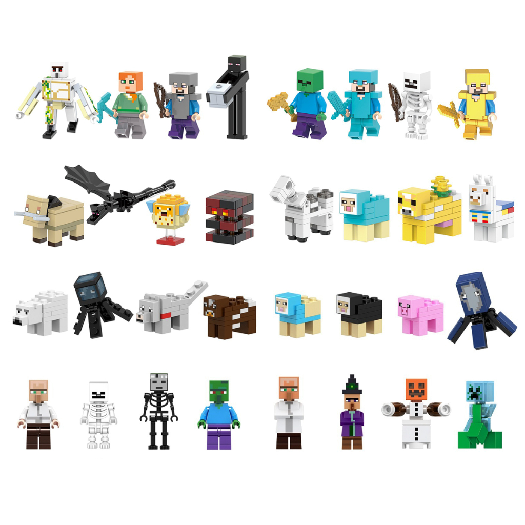 Mô Hình Lắp Ráp Minecraft, My World, Game Minecraft, Minifigures ...