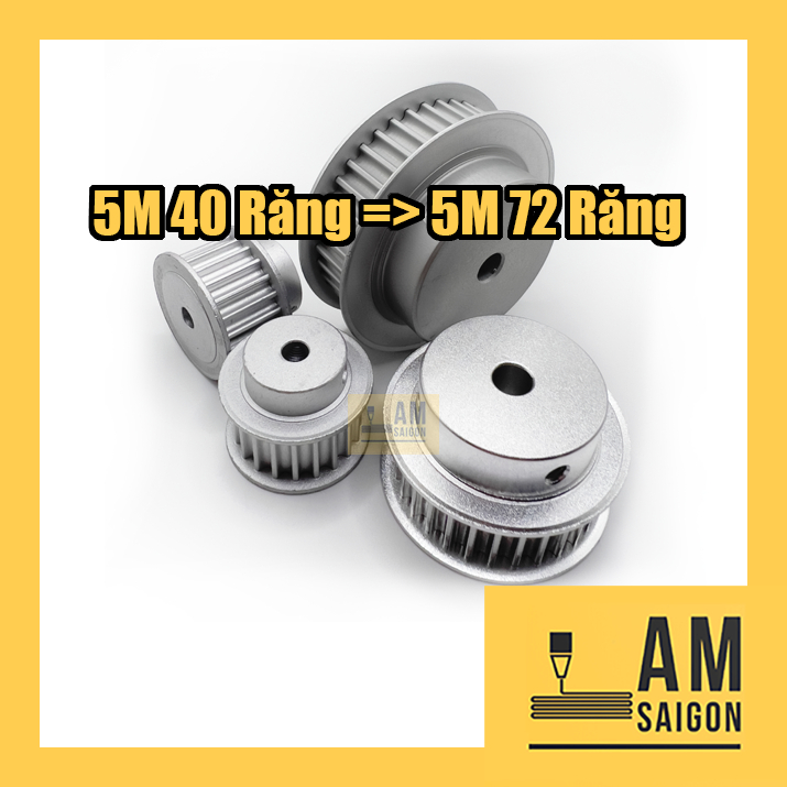 Puly 5M (Pulley 5M) - BF 5M [40 Răng - 80 Răng] bản 16 đủ kích thước ...