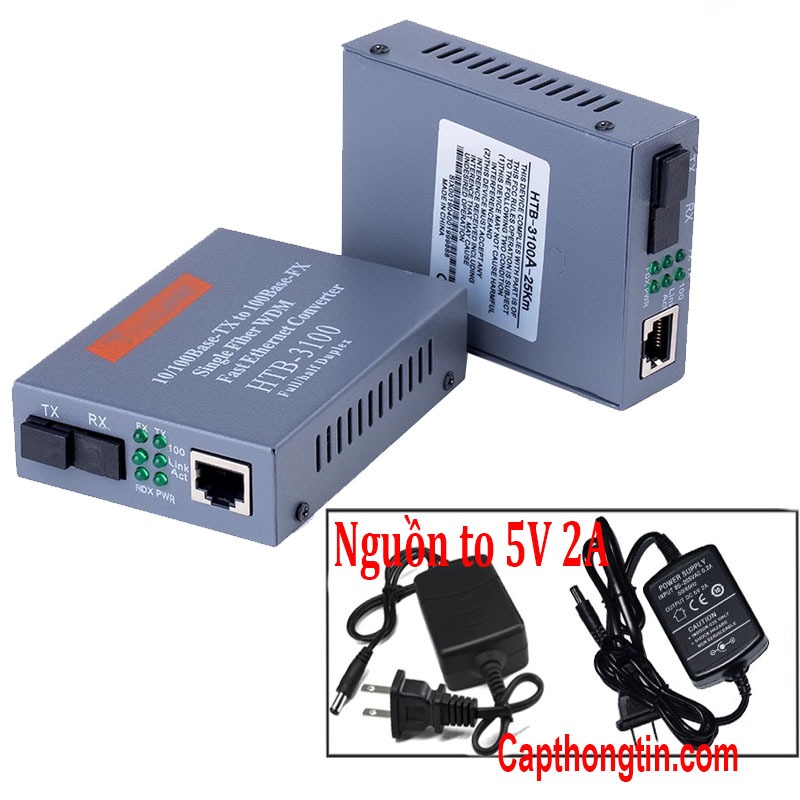 Bộ chuyển đổi quang điện Netlink HTB-3100A/B 10/100Mb | Shopee Việt Nam