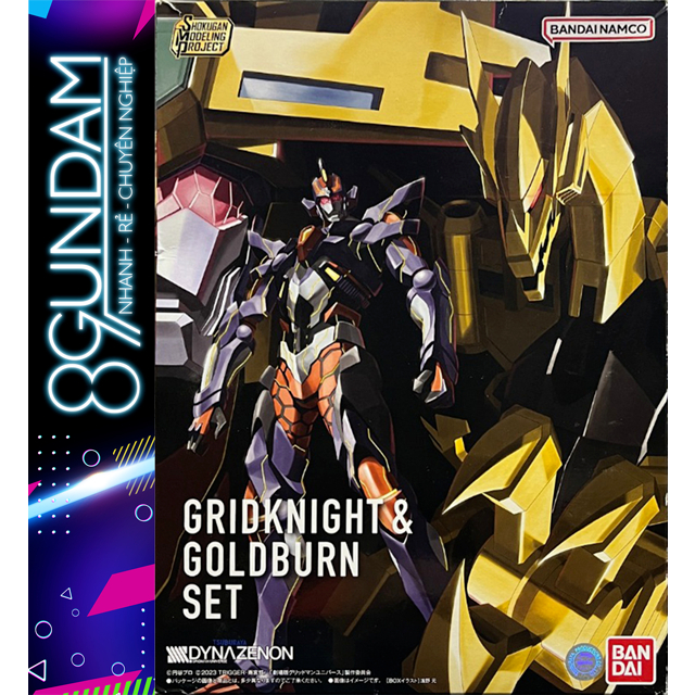 Mô Hình Lắp Ráp Super Mini Pla SMP GridKnight & GoldBurn Set [Shokugan ...