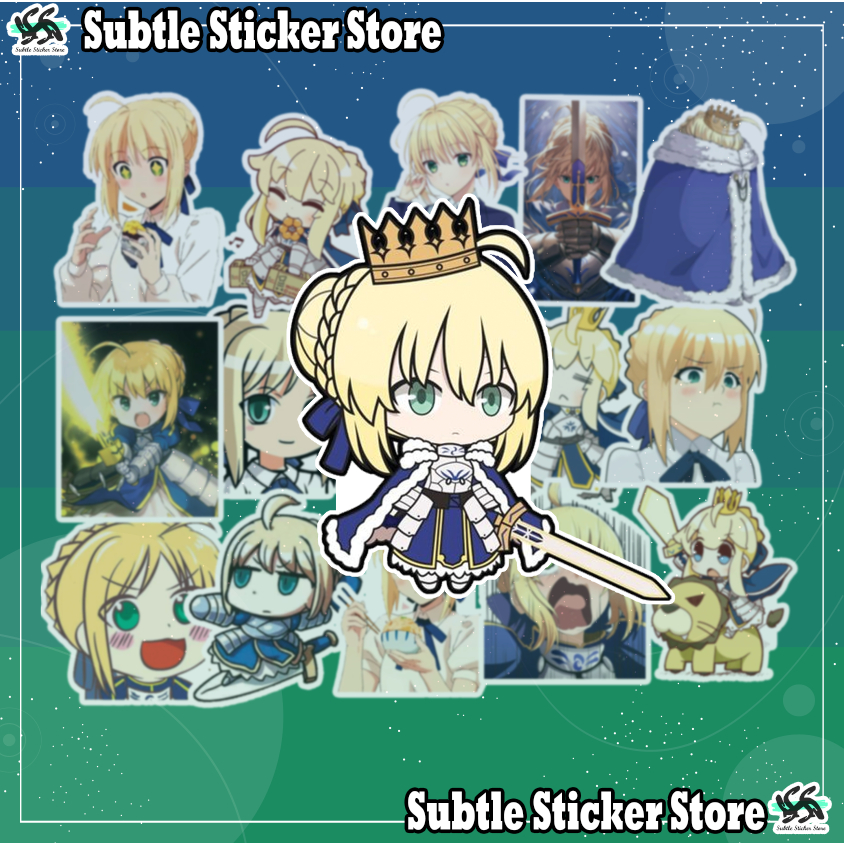[Fate/Grand Order] - Set 10/15 Sticker Saber / Artoria Pendragon/Saber ...