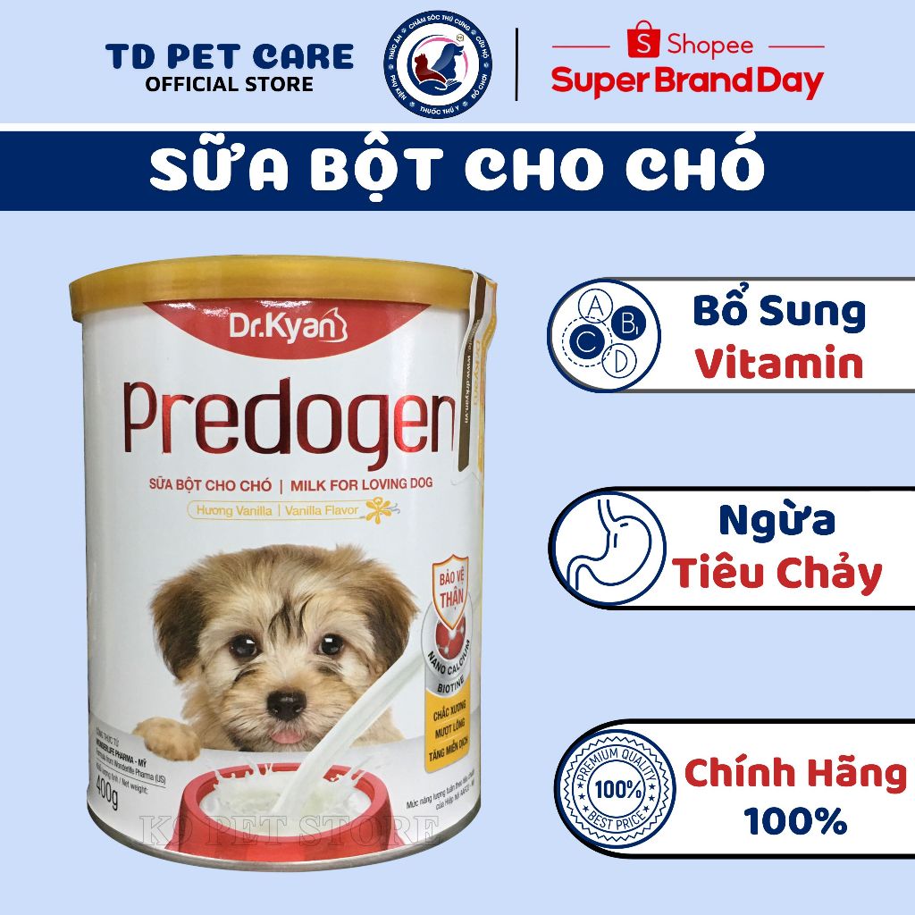 Hộp Sữa Cho Chó Con Mới Sinh Predogen - Thức Ăn Cho Chó Con TD Pet Care ...