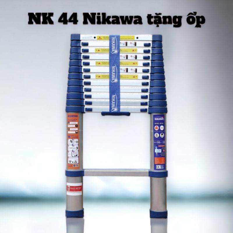 Thang rút đơn cao cấp NIKAWA NK32-NK38-NK44-NK48-NK- 50 tặng ốp đầu ...