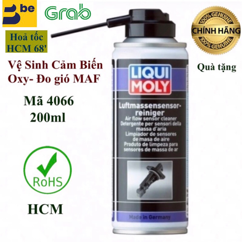 Vệ sinh cảm biến oxy-Cảm biến đo gió MAF ô tô xe máy(Quà tặng) mã 4066, Liqui moly 200ml l ...