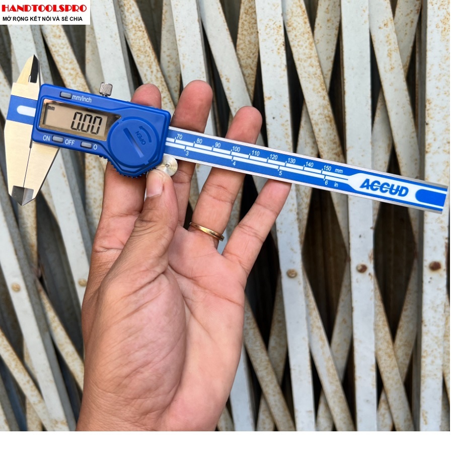 ACCUD 111-006-12/Thước kẹp điện tử INOX 0-150mm/0-6 inch | Shopee Việt Nam