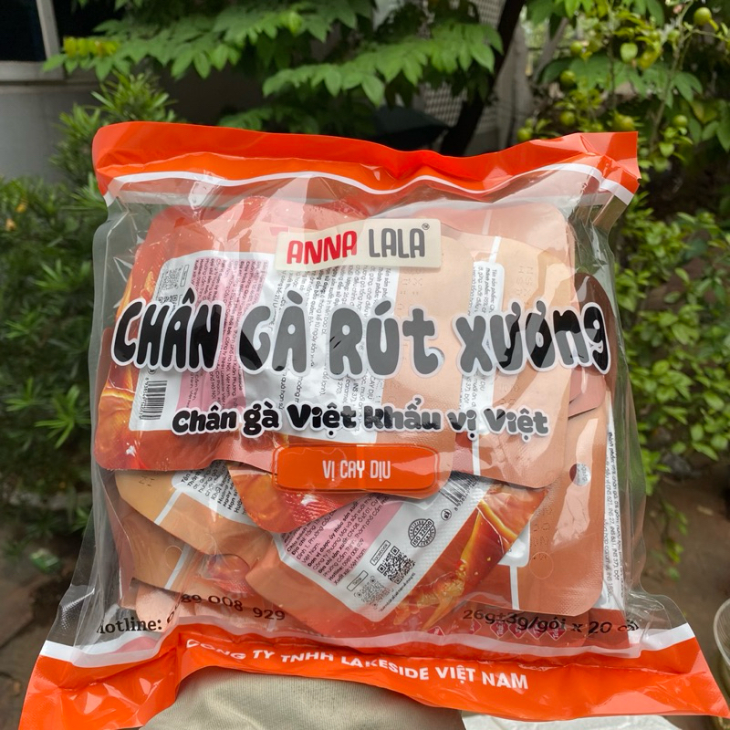 Chân Gà Rút Xương Anna Lala Chính Hãng Thơm Ngon Đậm Đà Ngập Chân Răng ...
