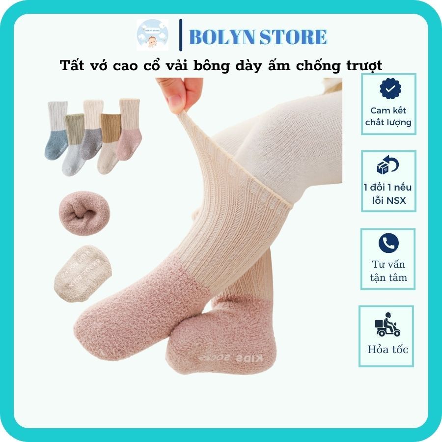 Vớ cao cổ - Tất phối lông tuyết hãng NEMO cao cổ chống trơn êm chân ...