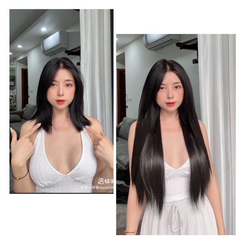 (VD chính chủ Linh tit) Kẹp nối tóc 9 phím thẳng cao cấp Hàn Quốc 45-50 | Shopee Việt Nam