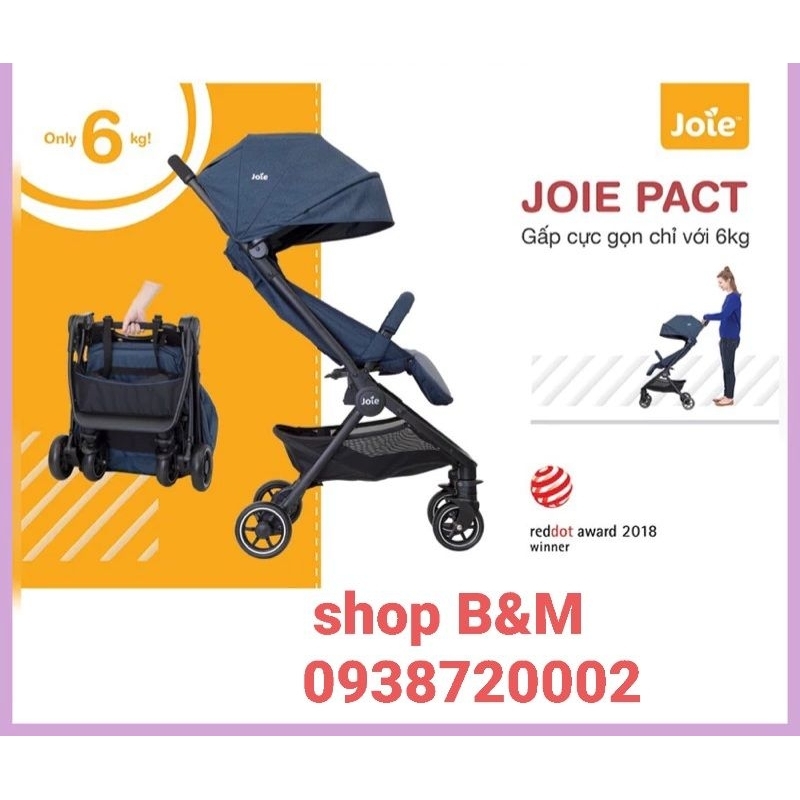 XE ĐẨY TRẺ EM JOIE PACT EMBER CHO BÉ TỪ SƠ SINH ĐẾN 15KG ( chính hãng ...