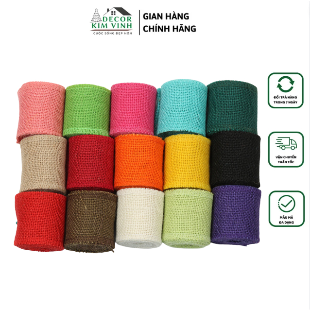 Ruy Băng Vải Bố RB76 Nhiều Màu Decor Kim Vinh Trang Trí Handmade ...