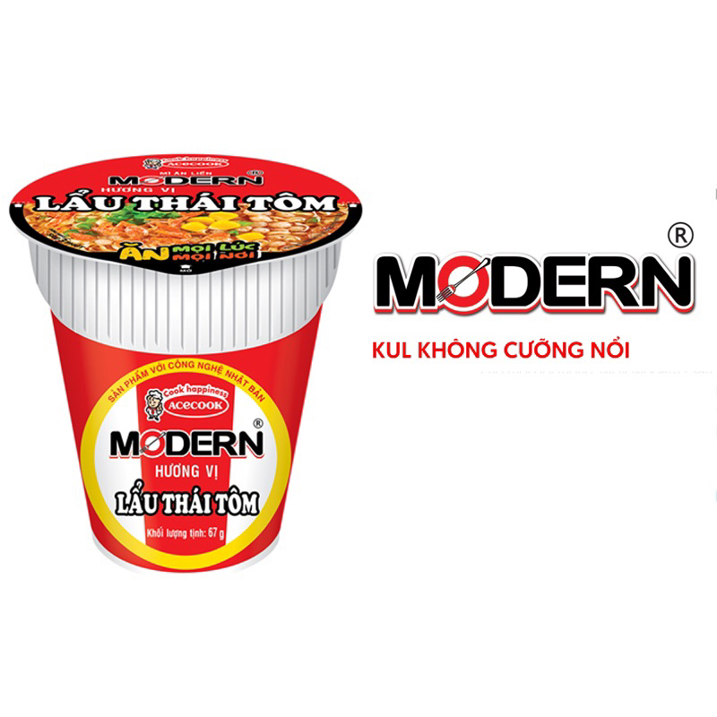 Mì Modern Lẩu Thái Tôm Ly 65g | Shopee Việt Nam