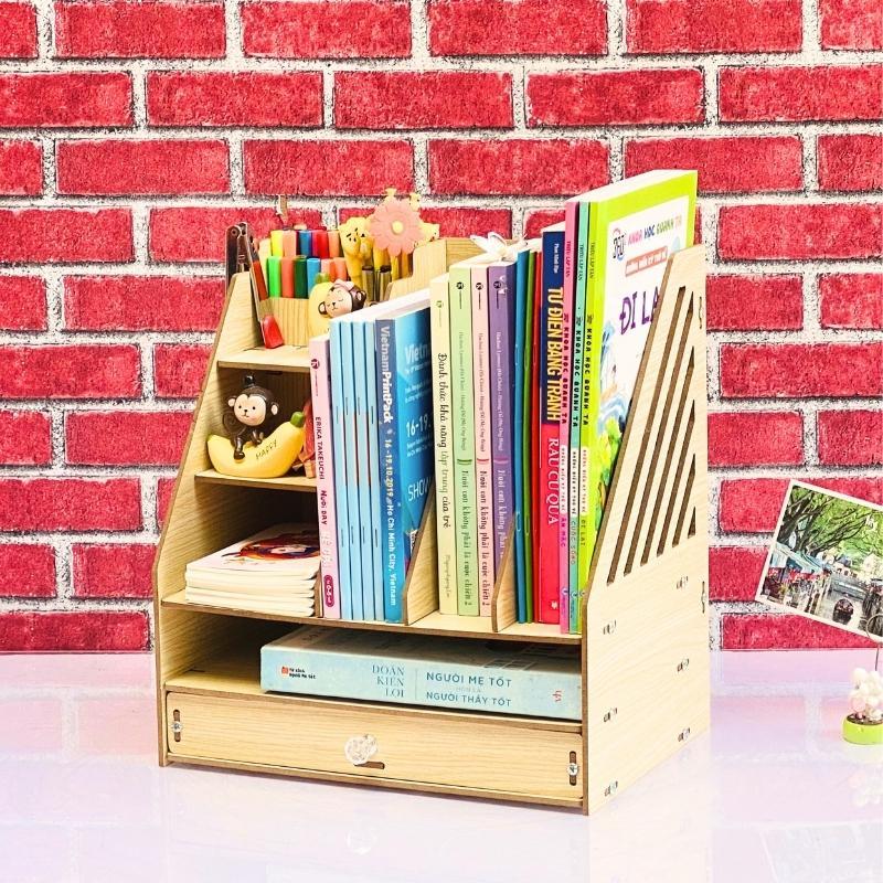 Kệ Mini Đa Năng - Kệ sách để bàn tiện lợi, kệ tài liệu nhiều ngăn - B04 ...
