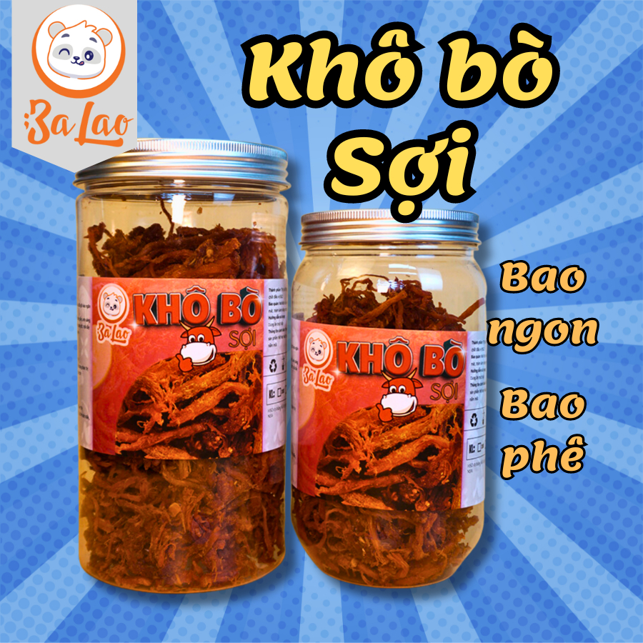 Khô Bò Sợi, Thịt Bò Khô, dùng để Ăn Vặt thương hiệu Balao Foods 150g ...