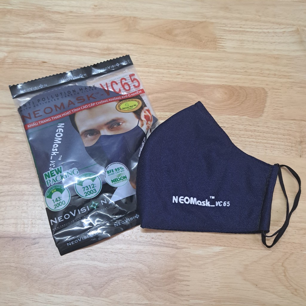 Khẩu trang than hoạt tính NEOMASK VC65 ĐEO TAI CHỐNG BỤI | Shopee Việt Nam