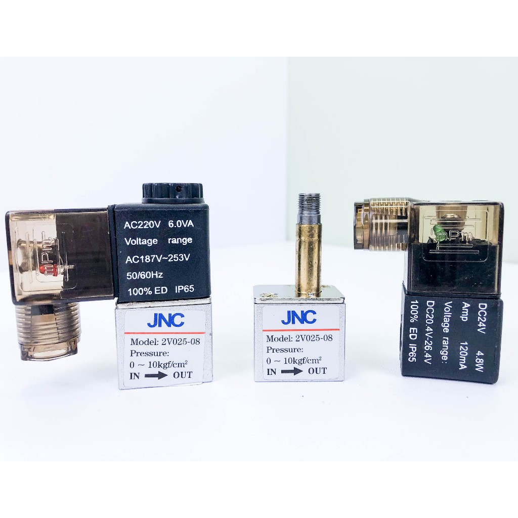 Van điện từ 2V025-08 AC220V/ 2V025-08 DC24V - Van điện từ khí nén 2V025 ...