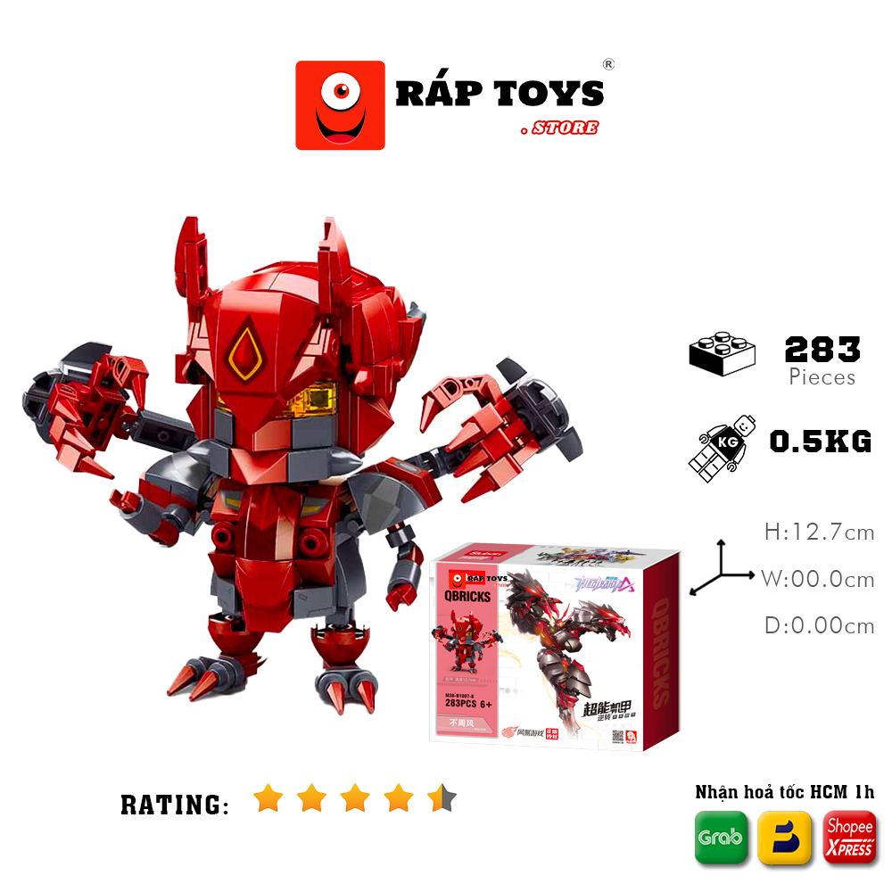 [Có Sẵn Full Box] Đồ Chơi Lắp Ráp Mô Hình Sluban Alpha Robot | Mô hình ...
