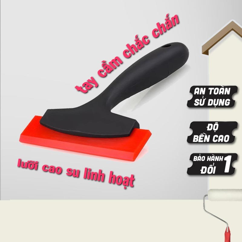 Dụng cụ chà ron gạch cầm tay chữ T lưỡi cao su linh hoạt, dụng cụ chít ...