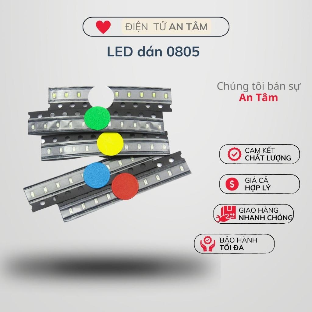 0805 LED dán 0805 đủ các màu 10 chiếc chính hãng điện tử an tâm ...
