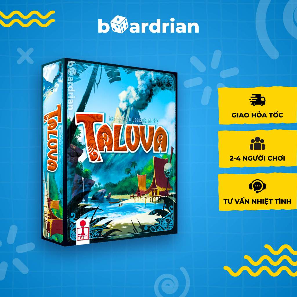 TALUVA - Trò chơi board game xây dựng trên đảo núi lửa phiên bản Trung ...
