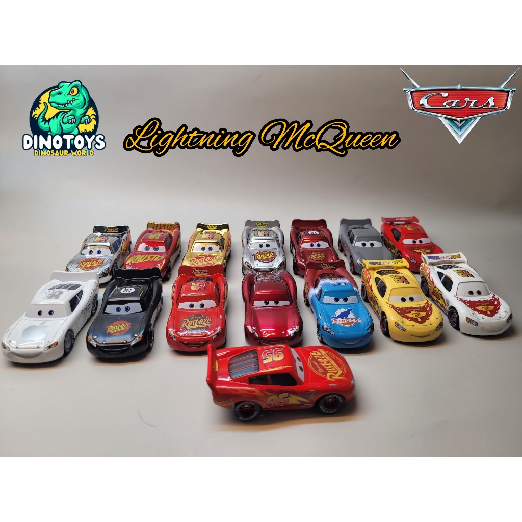 Mô hình ô tô kim loại - Nhân vật phim Cars Lightning McQueen các phiên ...