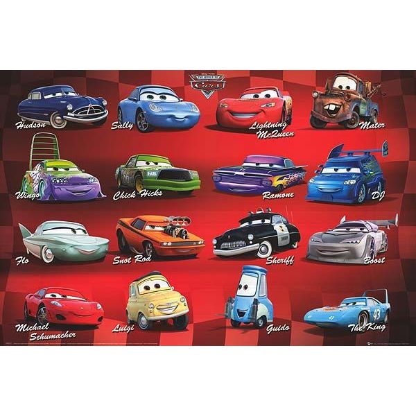 Mô hình ô tô kim loại - nhân vật phim Cars McQueen | Shopee Việt Nam