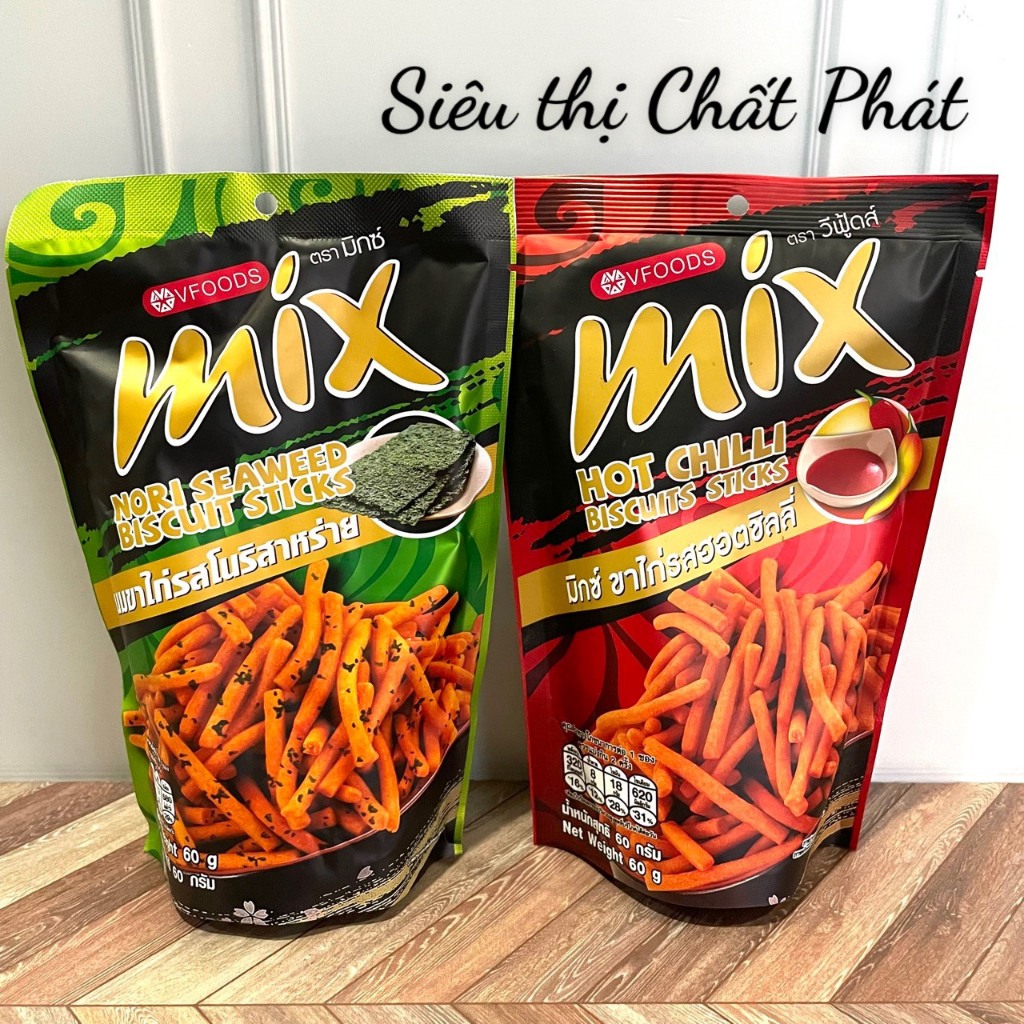 Bim bim MIX Thái Lan vị tảo biển / vị cay gói 60g | Shopee Việt Nam