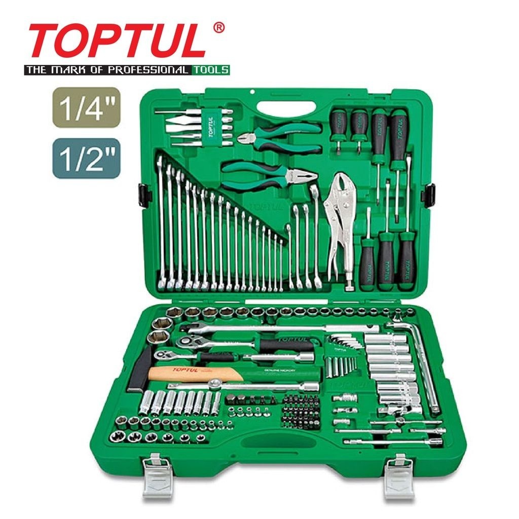 Bộ dụng cụ đồ nghề xách tay 150 chi tiết TOPTUL Model: GCAI150R | Shopee Việt Nam