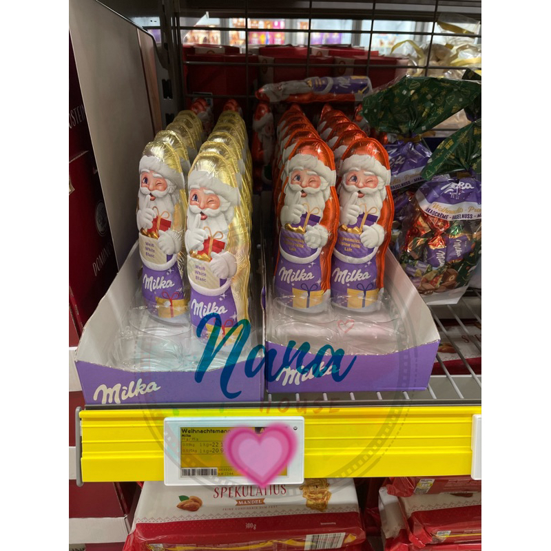 Socola 90gram hình Ông già Noel của thương hiệu Socola Milka 2023 ...