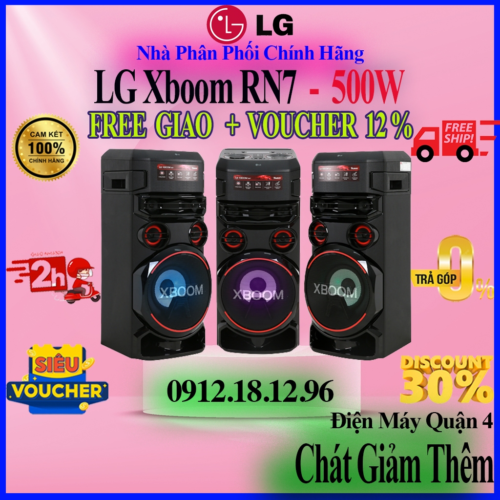 Loa điện karaoke LG Xboom RN7 500W - Hàng chính hãng | Shopee Việt Nam