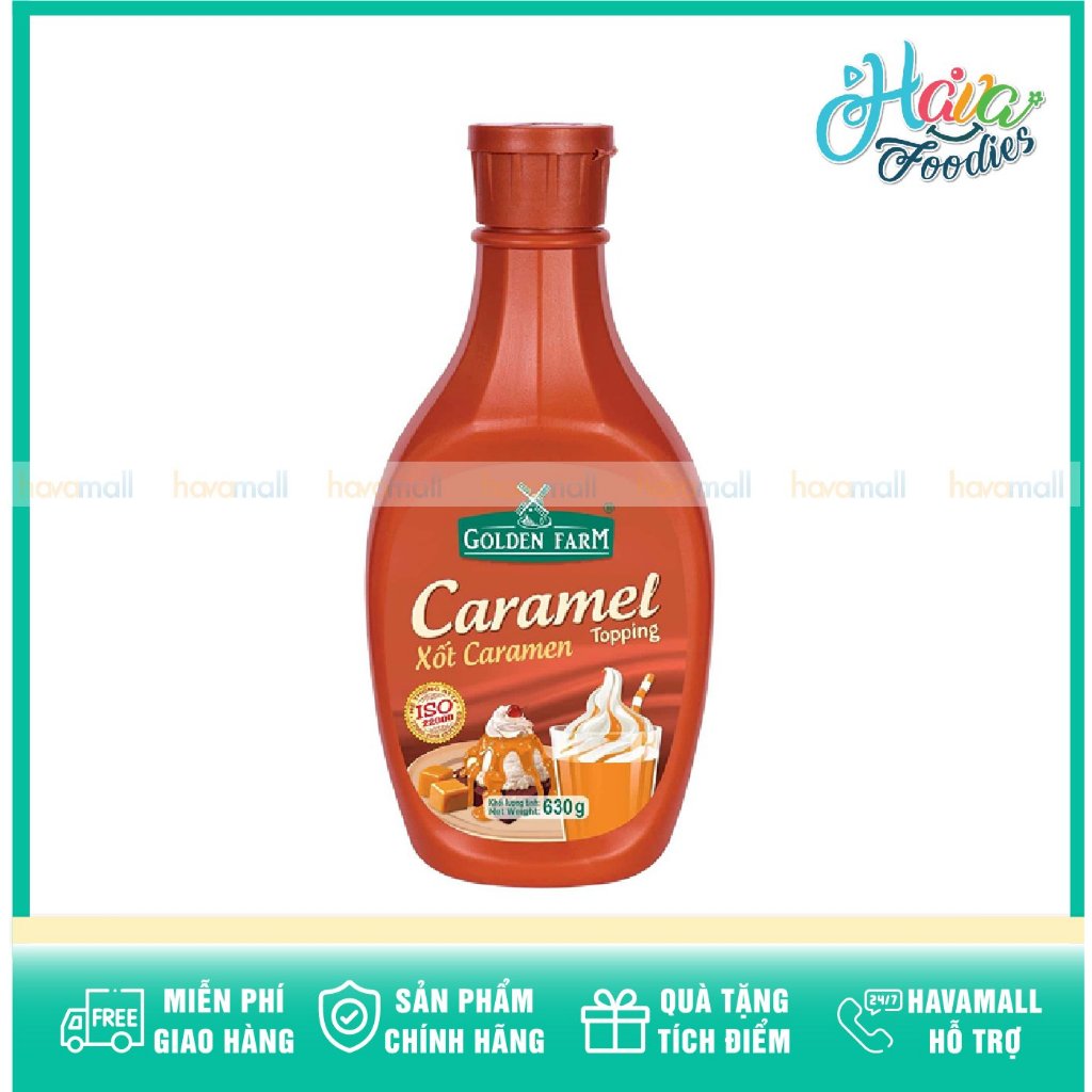Sốt Topping Caramel Golden Farm 630g – Caramel Topping Sauce | Shopee ...