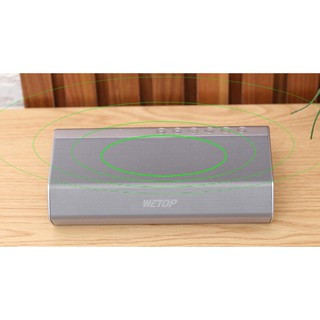 Loa Bluetooth Wetop H8008 Bạc | Shopee Việt Nam
