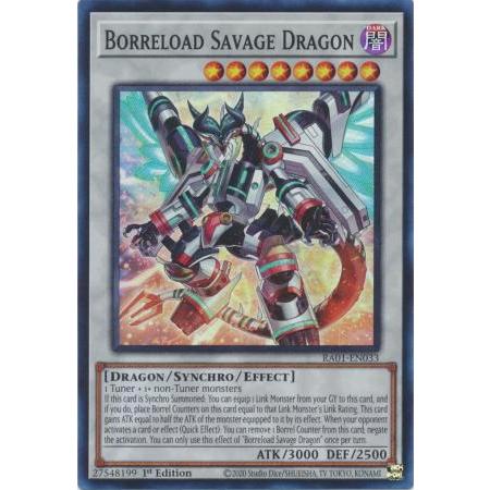 [Thẻ bài Yu-gi-oh] Borreload Savage Dragon - RA01-EN033 - Super Rare | Shopee Việt Nam
