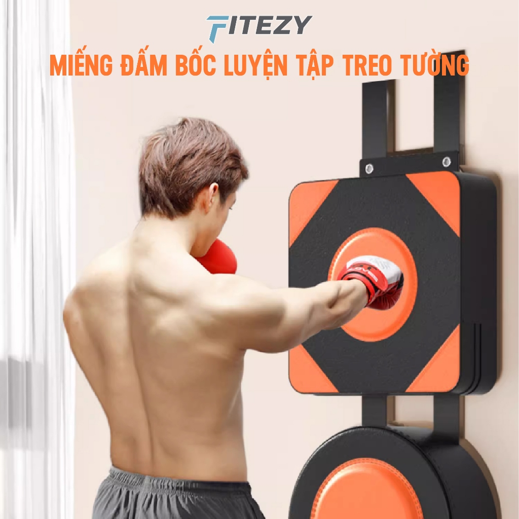Bao đấm boxing dán tường FITEZY tập đấm bốc treo tường tiện lợi ...