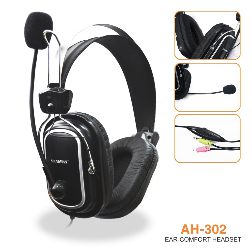 Tai Nghe Chụp Tai SoundMax AH-302 - Hàng Chính Hãng | Shopee Việt Nam