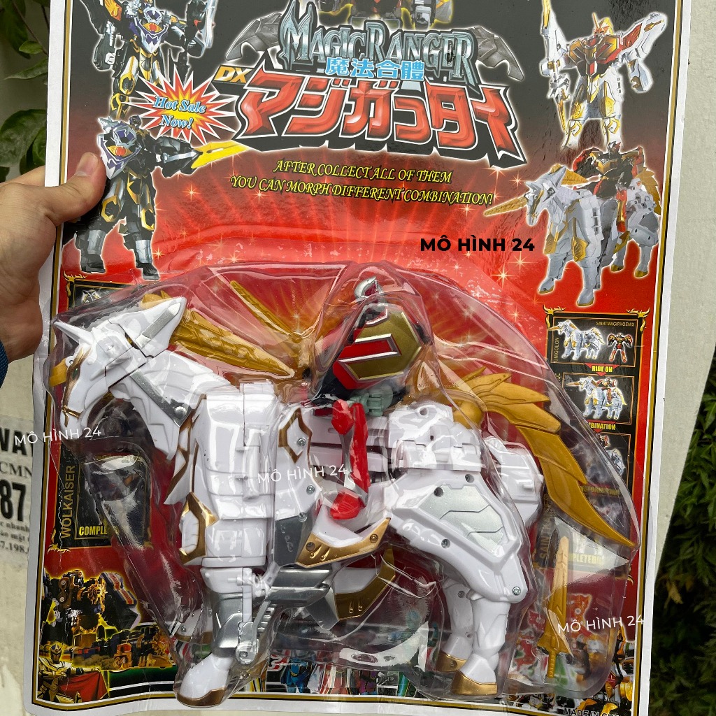 Bộ Siêu Nhân Lắp Ráp Kỵ Mã Magic Ranger Siêu Nhân Phép Thuật vỉ ngựa ...
